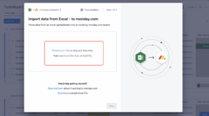How to import Excel data into monday.com?