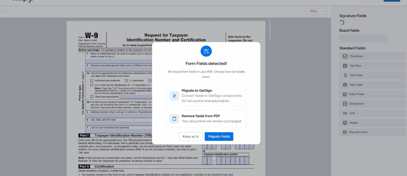 Enhanced AcroFields Assignment Options for Uploaded templates